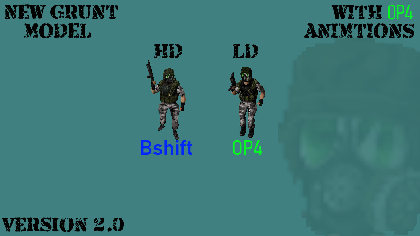Better GRUNT Mod for Half-Life | HL Mods