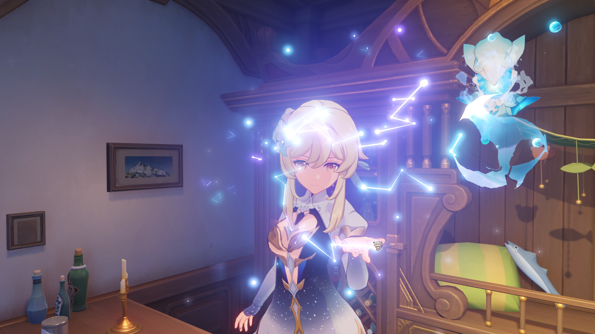 Lumine in Focalor's Dress Mod for Genshin Impact | GI Mods