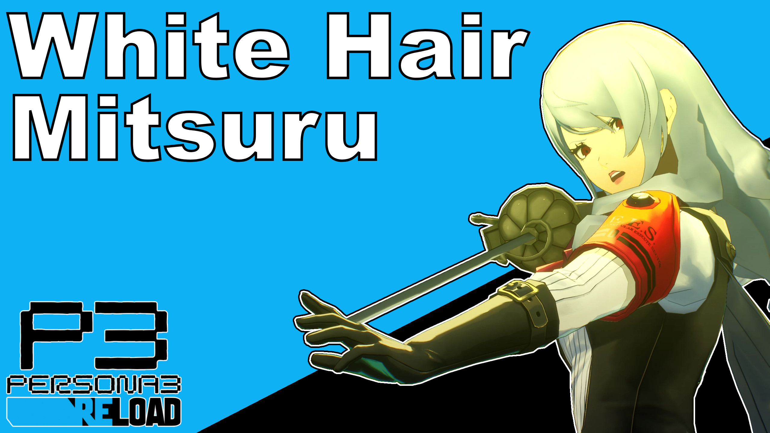 White Hair Mitsuru Mod for Persona 3 Reload | P3R Mods