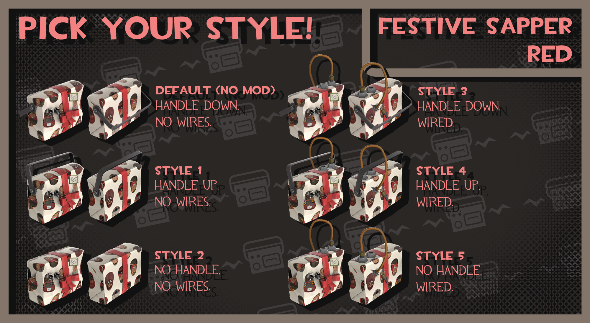 Alternative style Sapper (CASUAL COMPATABLE!) Mod for Team Fortress 2 ...