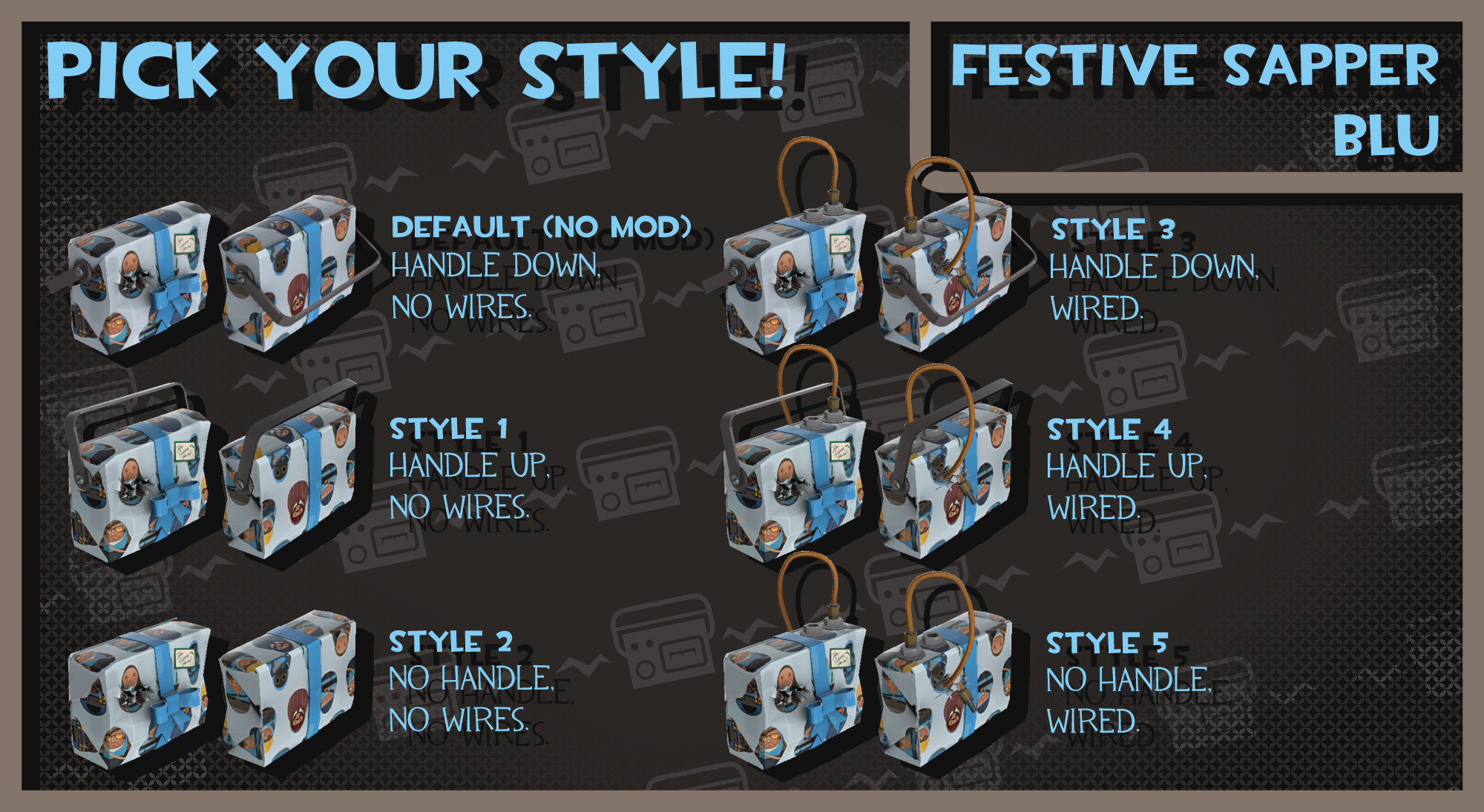 Alternative style Sapper (CASUAL COMPATABLE!) Mod for Team Fortress 2 ...