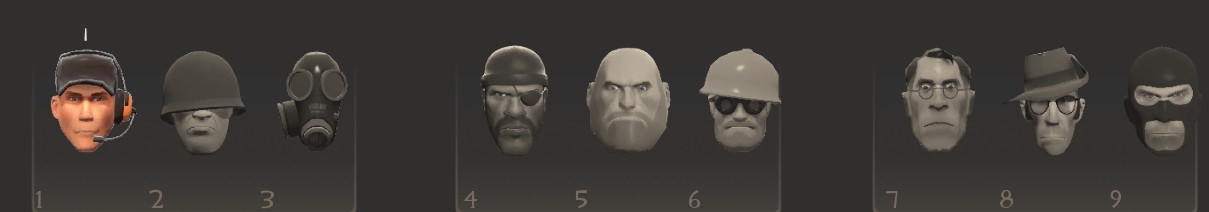 Spy Disguise mask VGUI Icons Mod for Team Fortress 2 | TF2 Mods