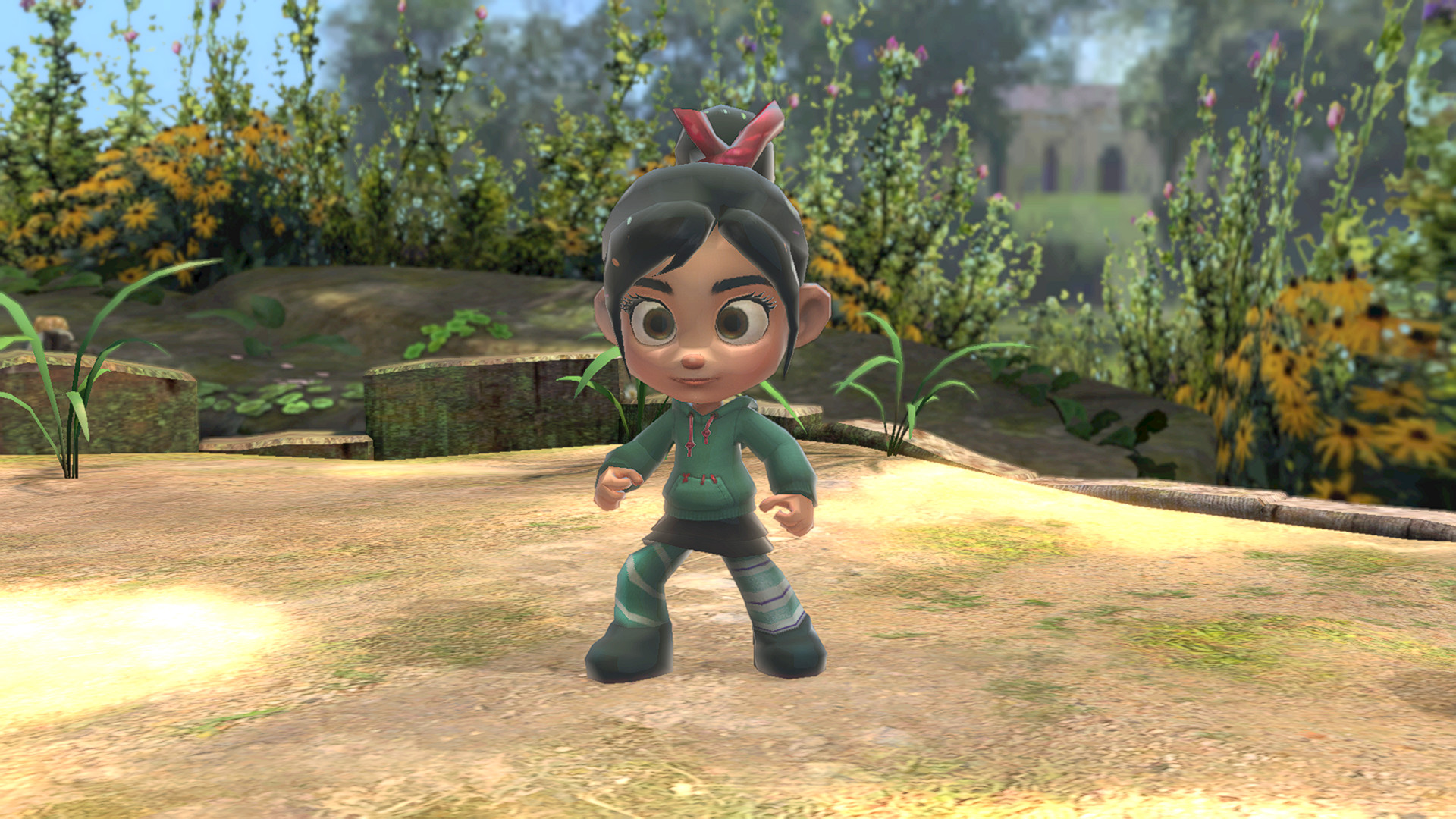 Disney | Vanellope Von Schweeetz over Ness Mod for Super Smash Bros ...