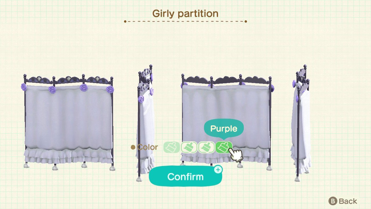 Pretty Princess Party Partitions Mod for Animal Crossing: New Horizons ...