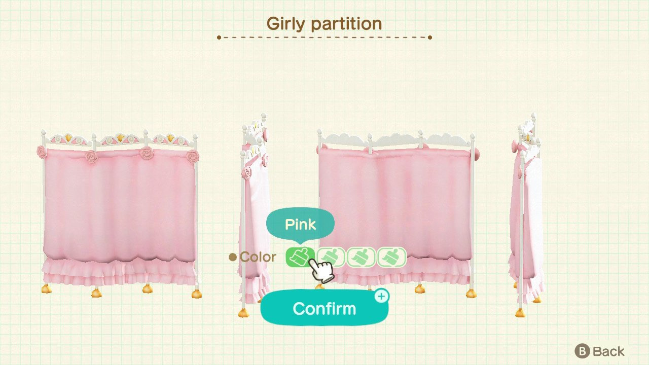 Pretty Princess Party Partitions Mod for Animal Crossing: New Horizons ...
