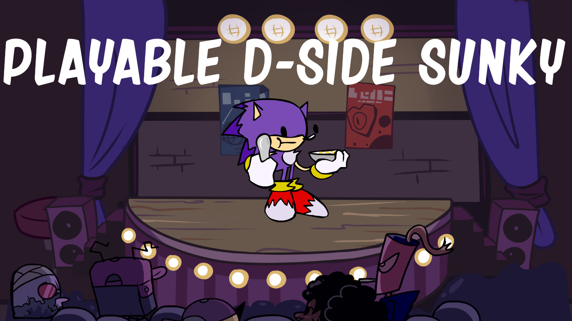 Playable D-Side Sunky Mod for Friday Night Funkin' | FNF Mods