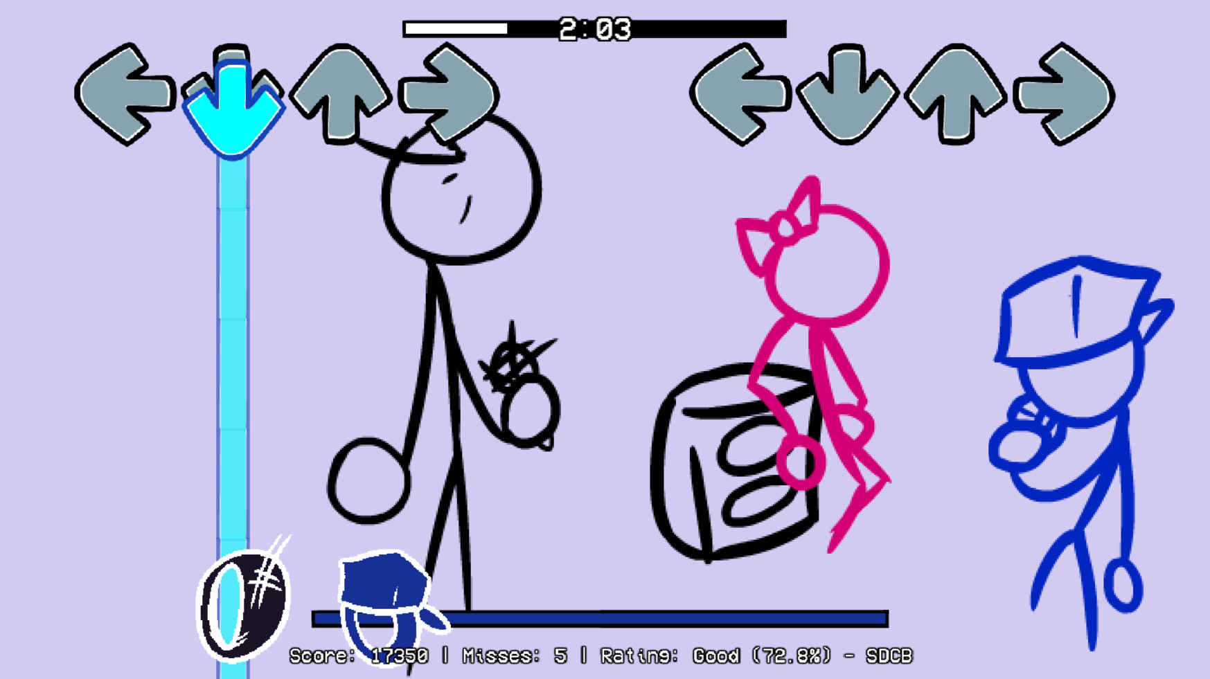 Stick Clash! (VS Jean-Claude) Mod for Friday Night Funkin' | FNF Mods