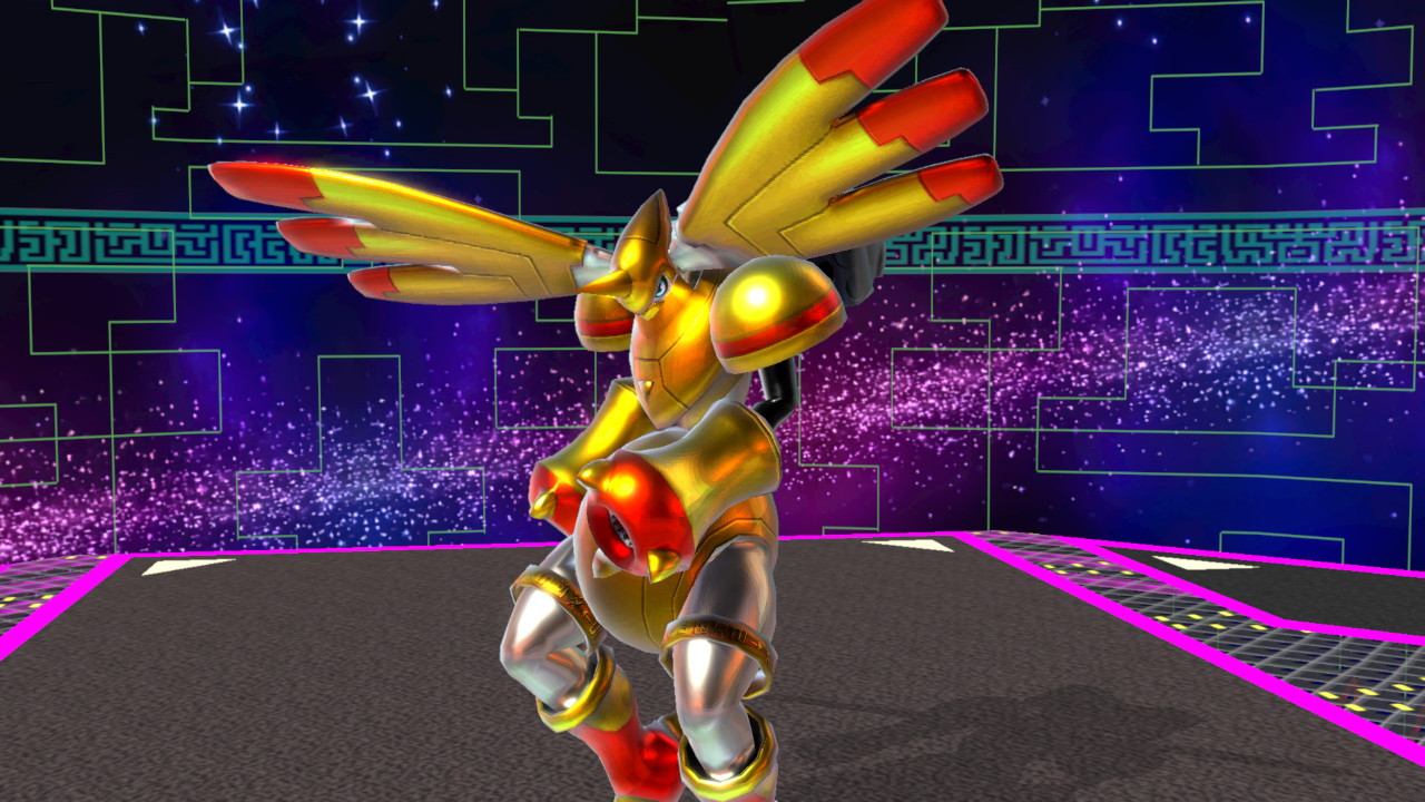 Digimon | Golden Rapidmon (Armor) shines bright! Mod for Super Smash ...