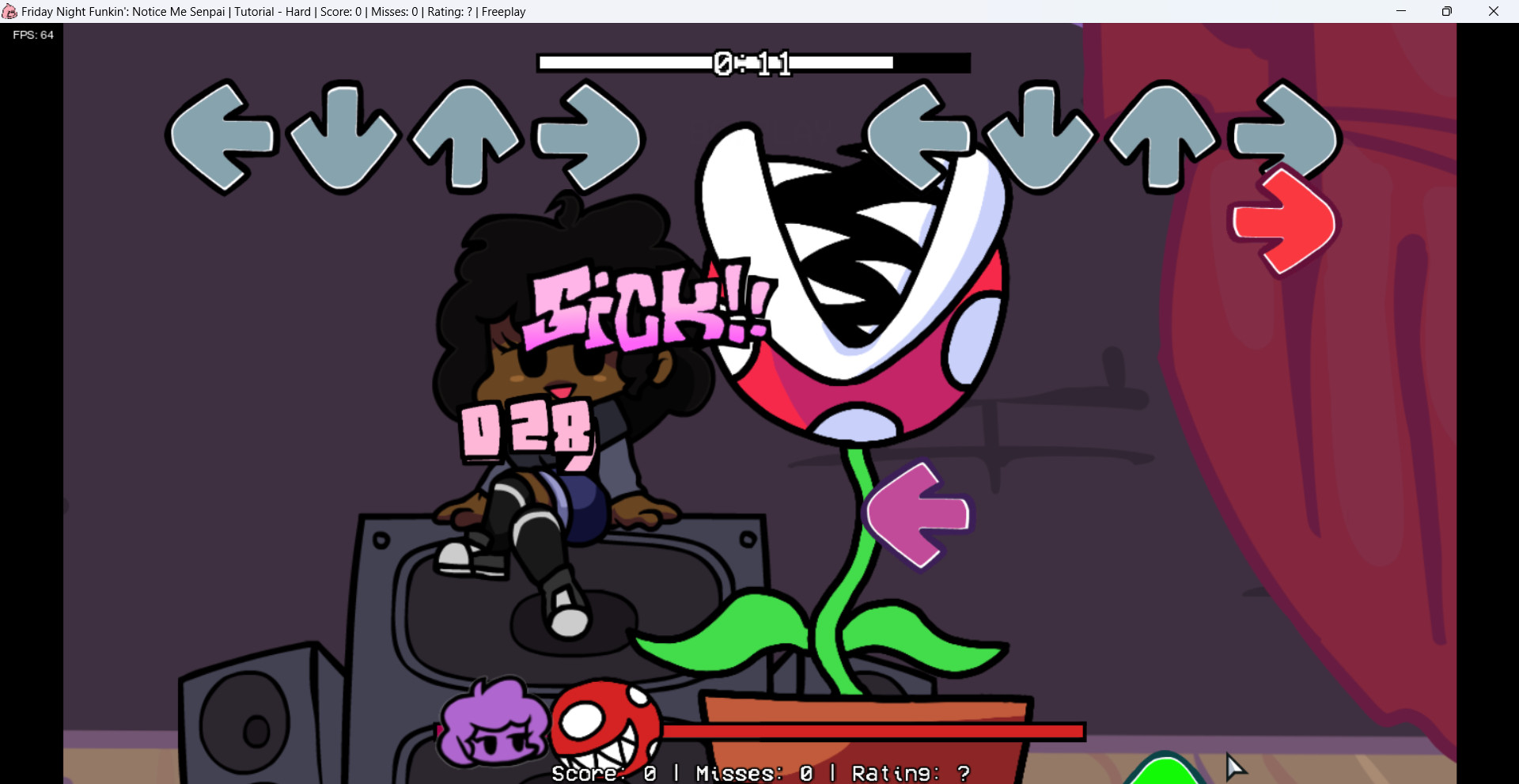 Playable Pirhana Plant Mod for Friday Night Funkin' | FNF Mods