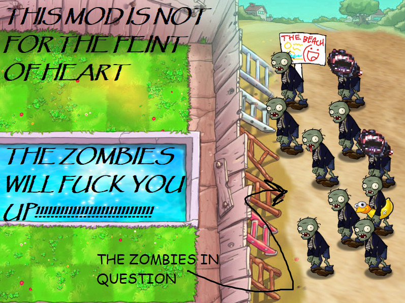 [SENSITIVE CONTENT] PVZ: FREAKY EDITION Mod for Plants vs. Zombies ...