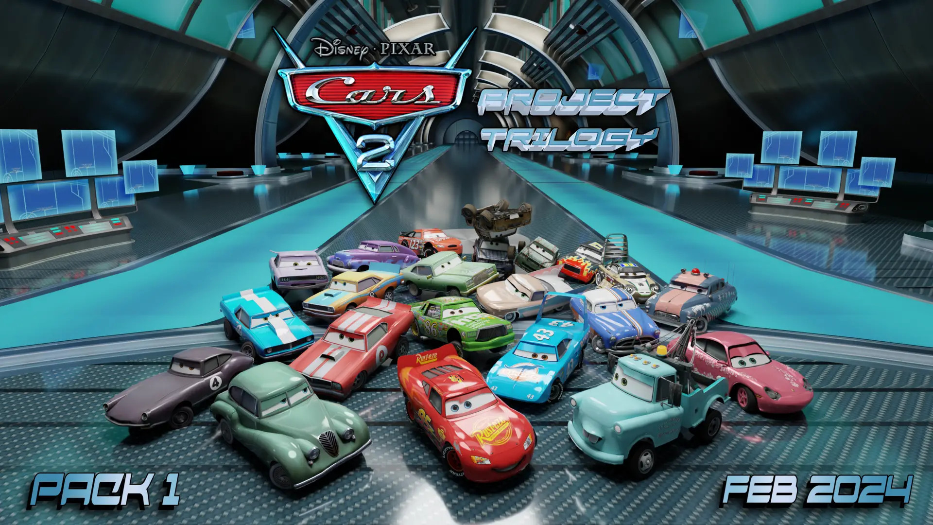 Project Trilogy Pack 1 Mod for Cars 2 | Cars 2 Mods
