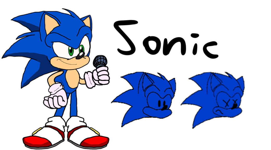 Sonic and Amy Squad Sprites Plus Mario Mod for Friday Night Funkin ...