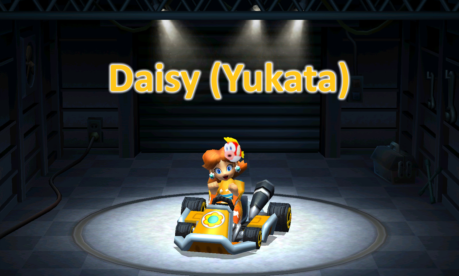 Daisy (Yukata) Mod for Mario Kart 7 | MK7 Mods