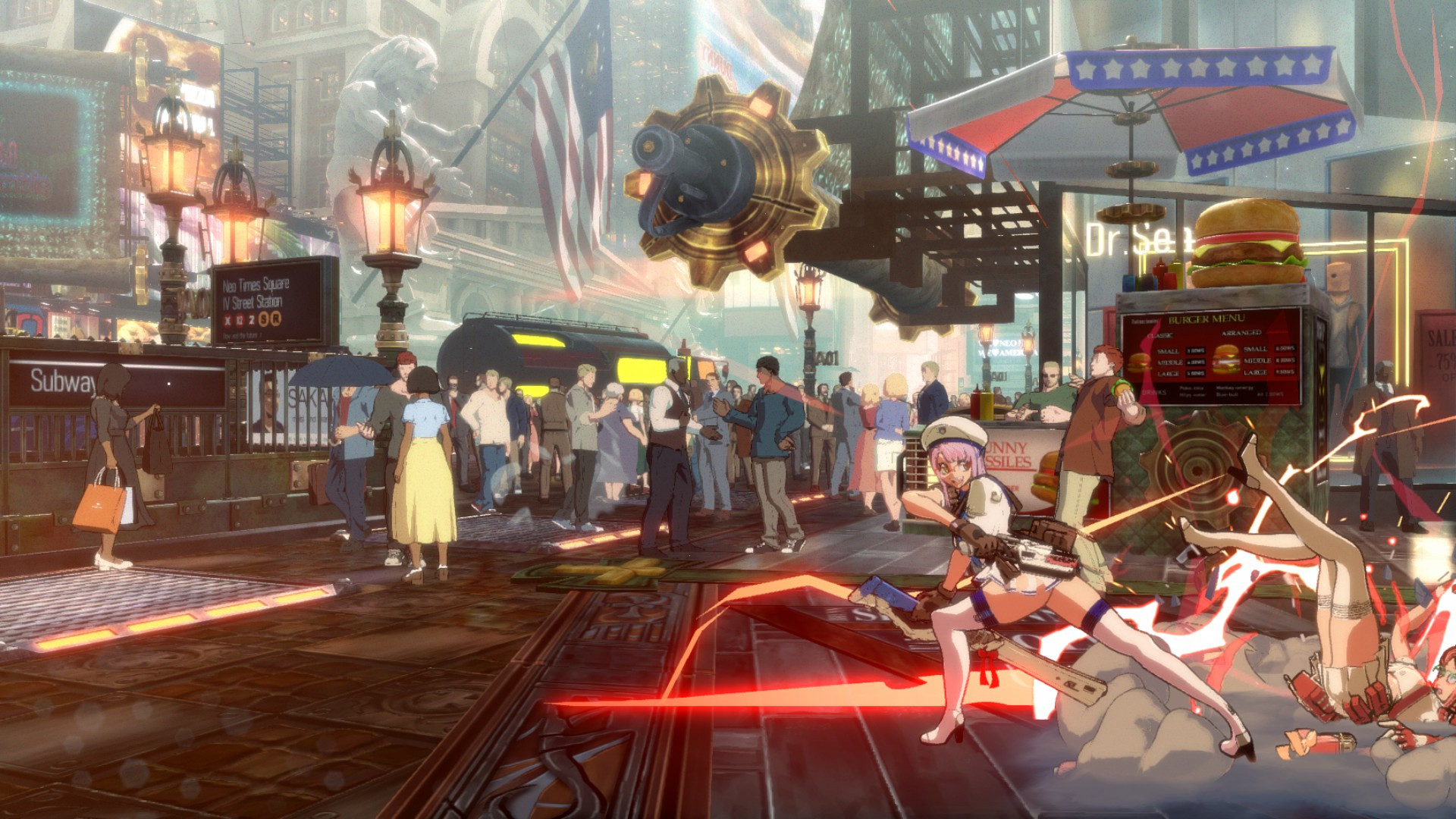 Neon (Goddess of Victory Nikke) Elphelt Mod for GUILTY GEAR -STRIVE ...