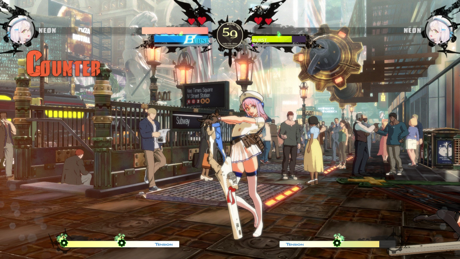 Neon (Goddess of Victory Nikke) Elphelt Mod for GUILTY GEAR -STRIVE ...