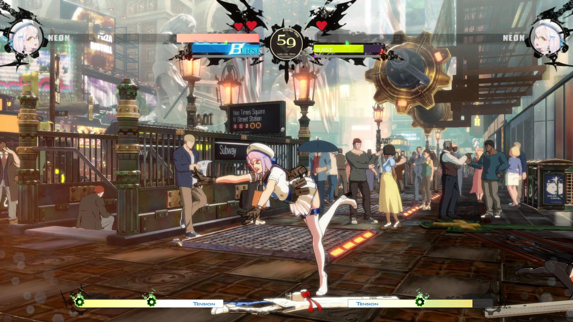 Neon (Goddess of Victory Nikke) Elphelt Mod for GUILTY GEAR -STRIVE ...