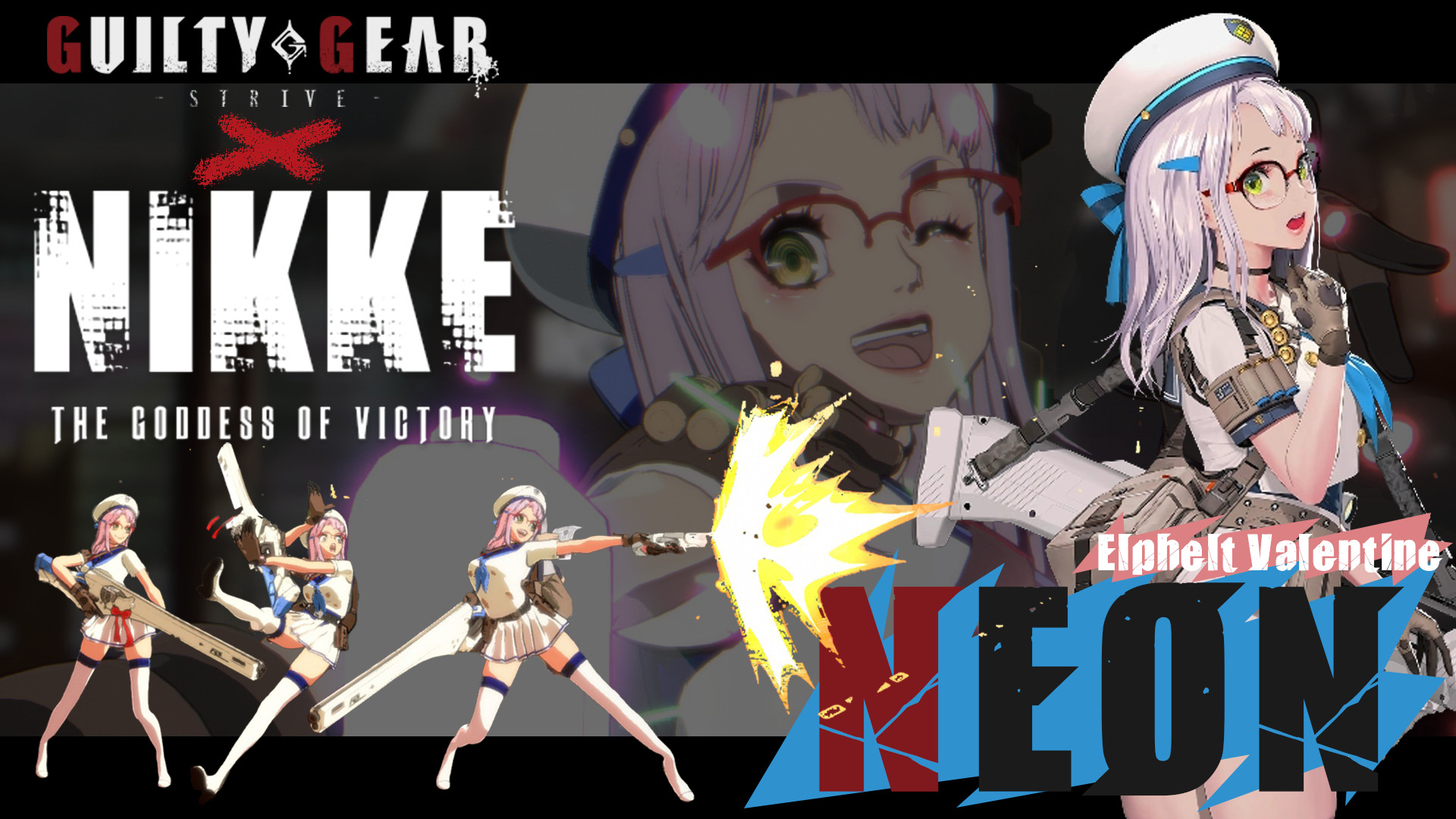 Neon (Goddess of Victory Nikke) Elphelt Mod for GUILTY GEAR -STRIVE ...