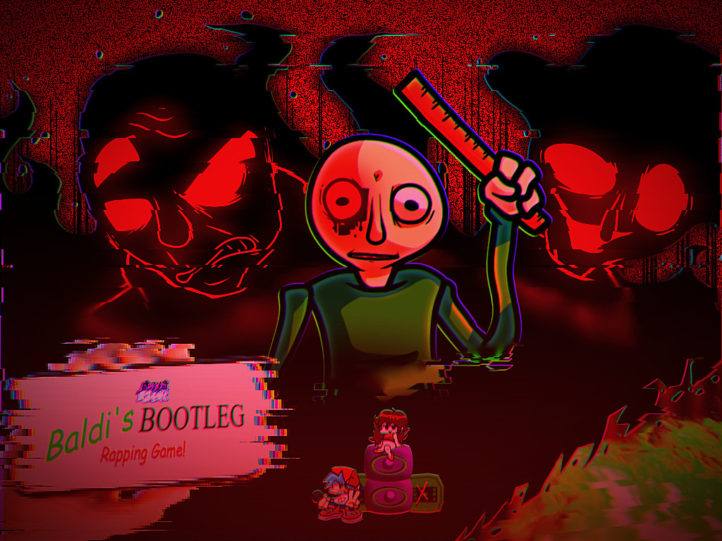 Baldis Bootleg Rapping Game Mod for Friday Night Funkin' | FNF Mods