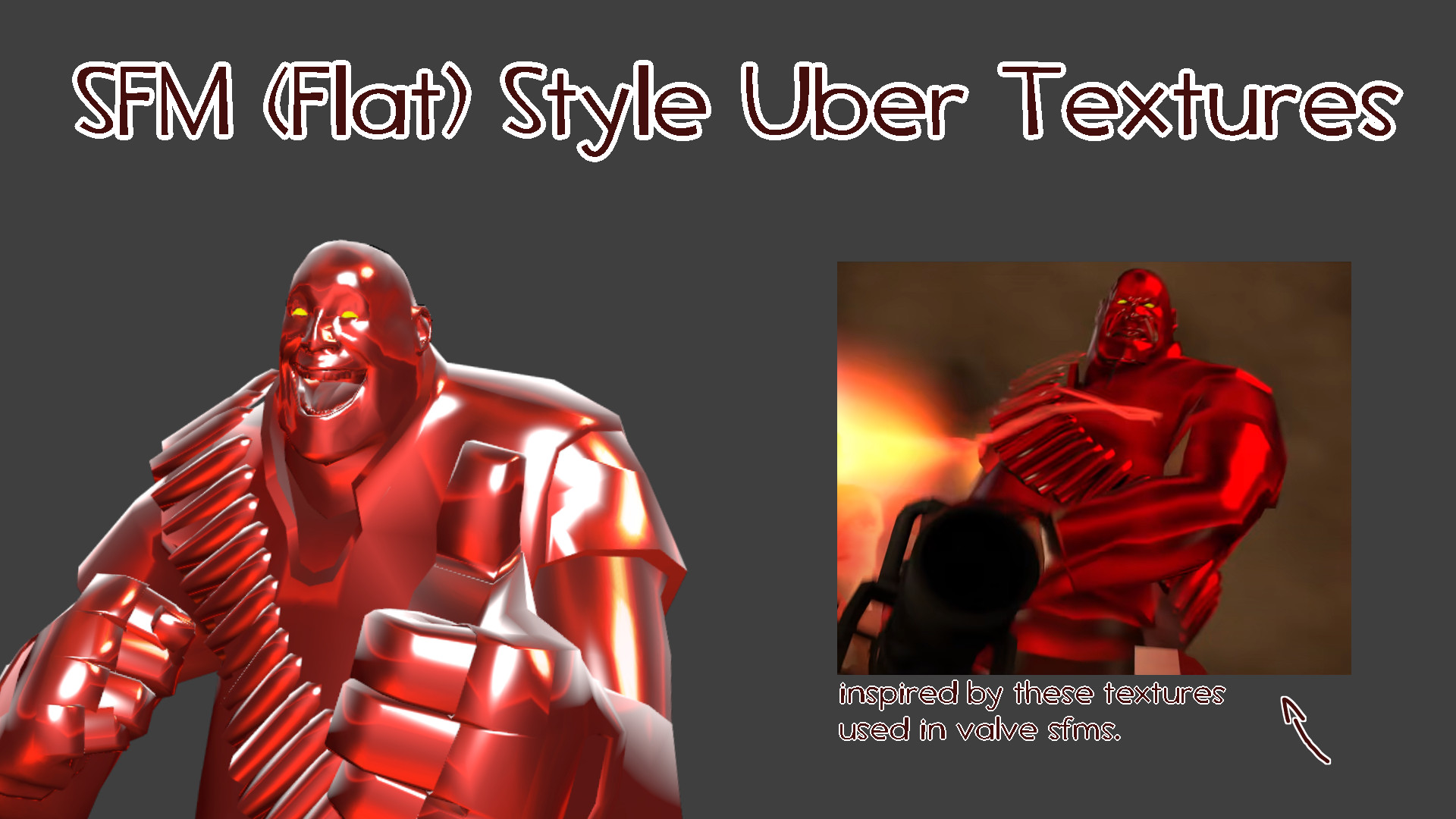 SFM Styled Uber Textures (CASUAL COMPATIBLE) Mod for Team Fortress 2 ...