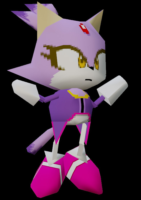 Sonic R: Blaze The Cat Over Sonic Mod for Sonic R | SR Mods