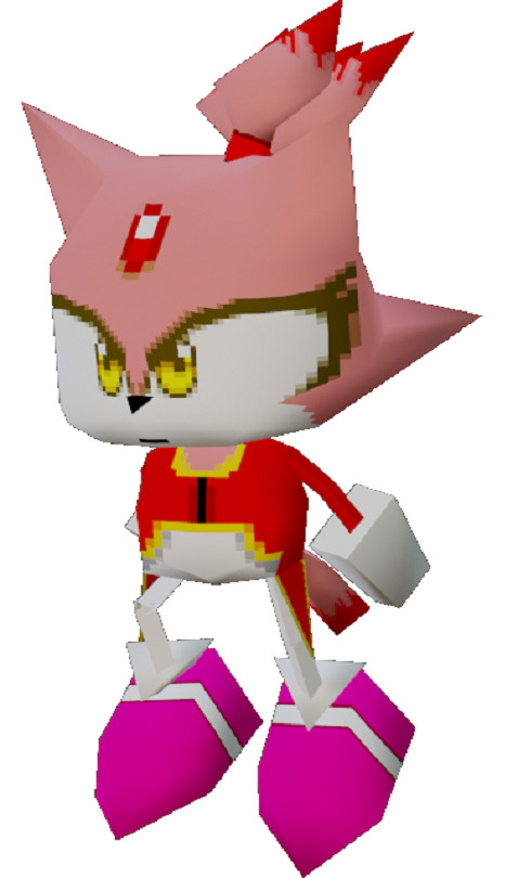 Sonic R: Blaze The Cat Over Sonic Mod for Sonic R | SR Mods