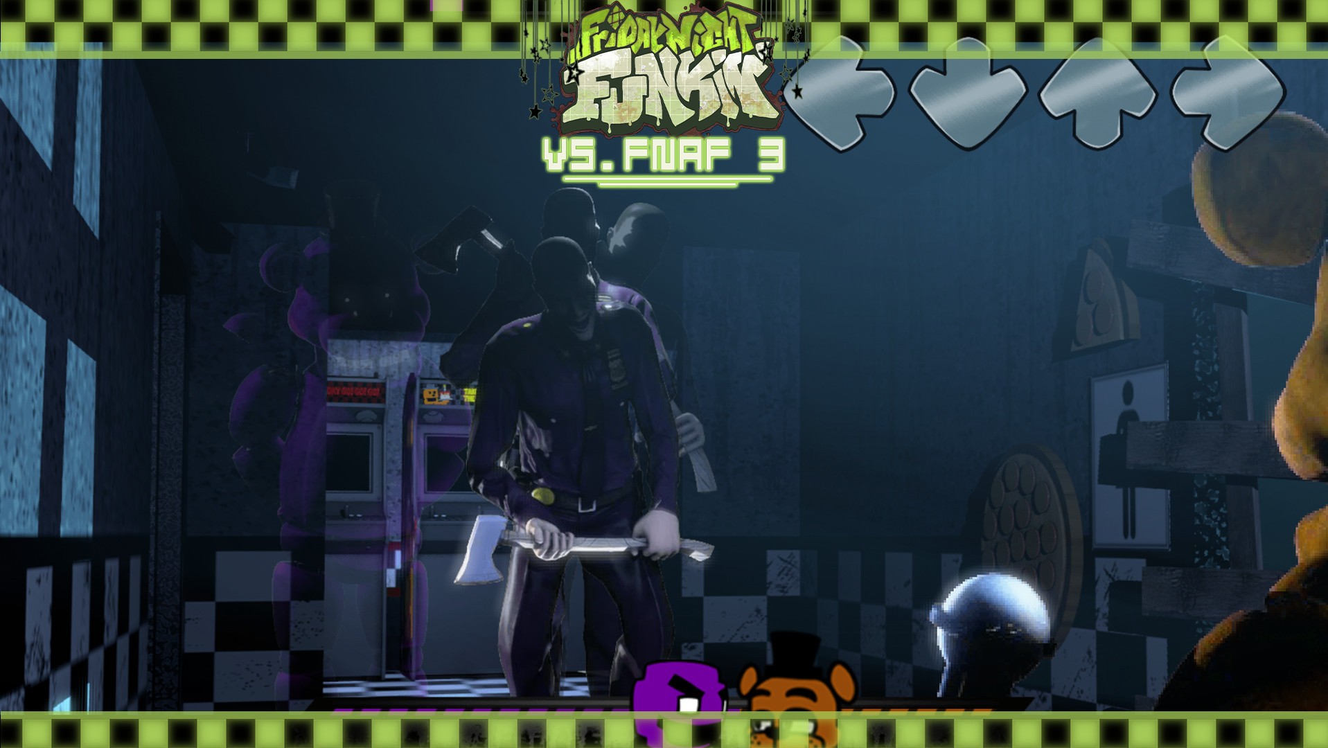 Vs. Five Nights at Freddy's 3 Mod for Friday Night Funkin' | FNF Mods