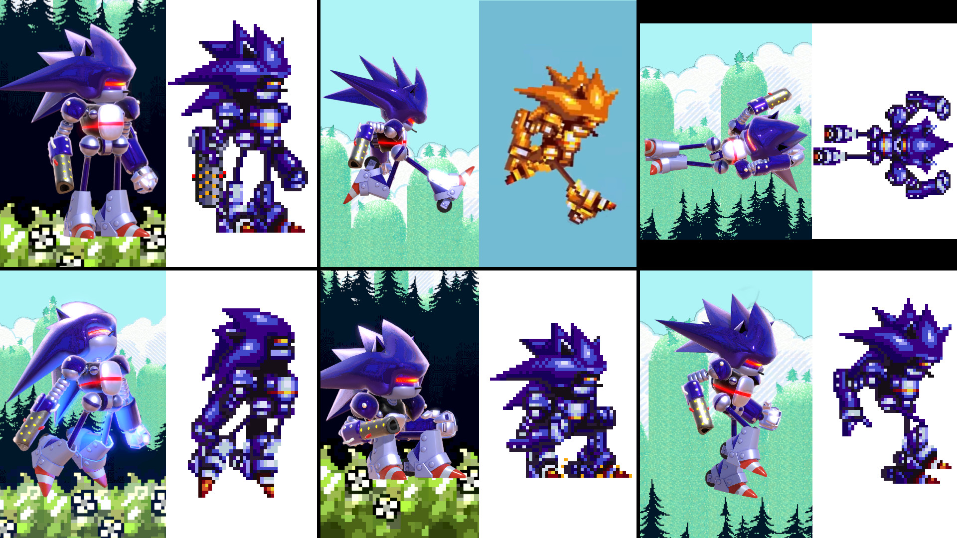 Mecha Sonic moveset [SMBZ] Mod for Super Smash Bros. Ultimate | SSBU Mods