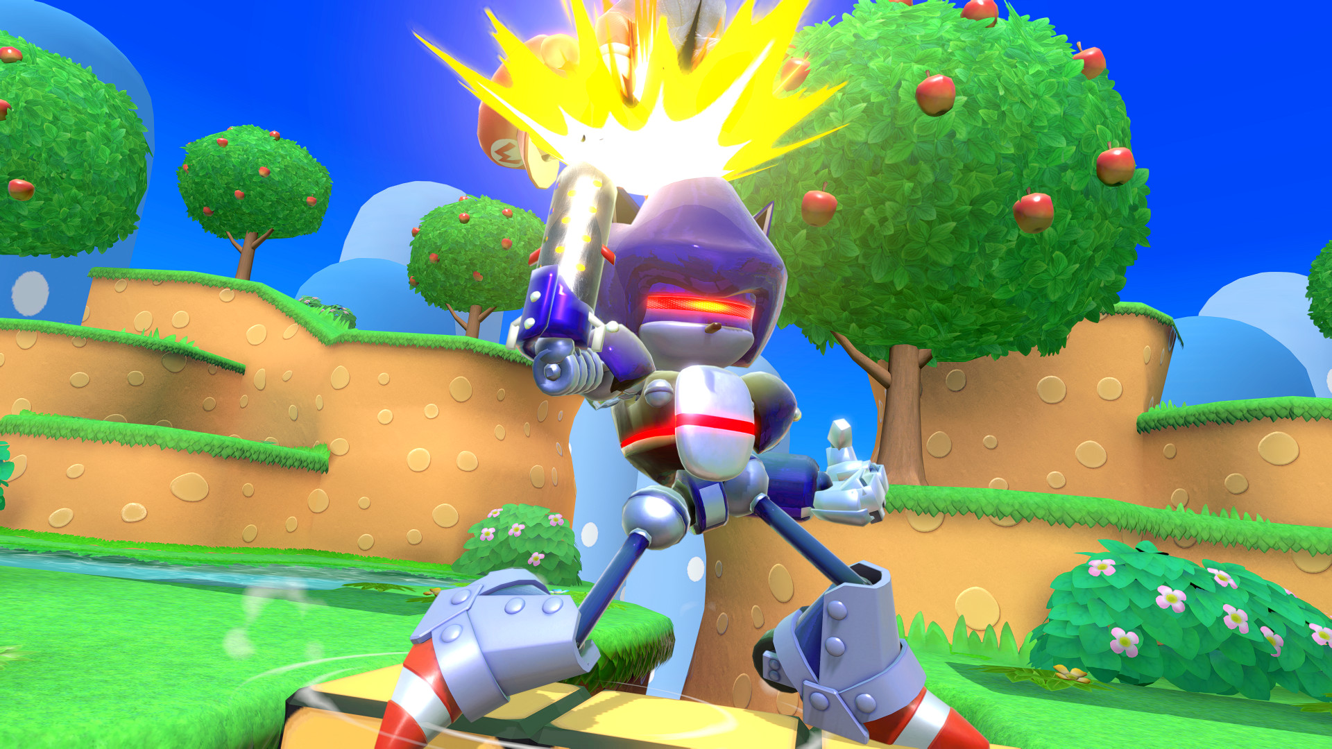 Mecha Sonic moveset [SMBZ] Mod for Super Smash Bros. Ultimate | SSBU Mods