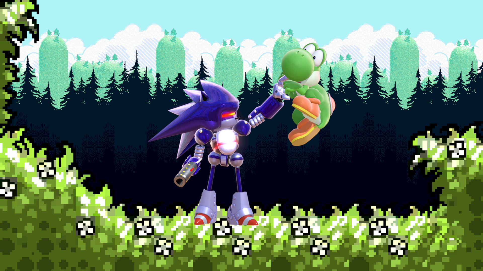 Mecha Sonic moveset [SMBZ] Mod for Super Smash Bros. Ultimate | SSBU Mods