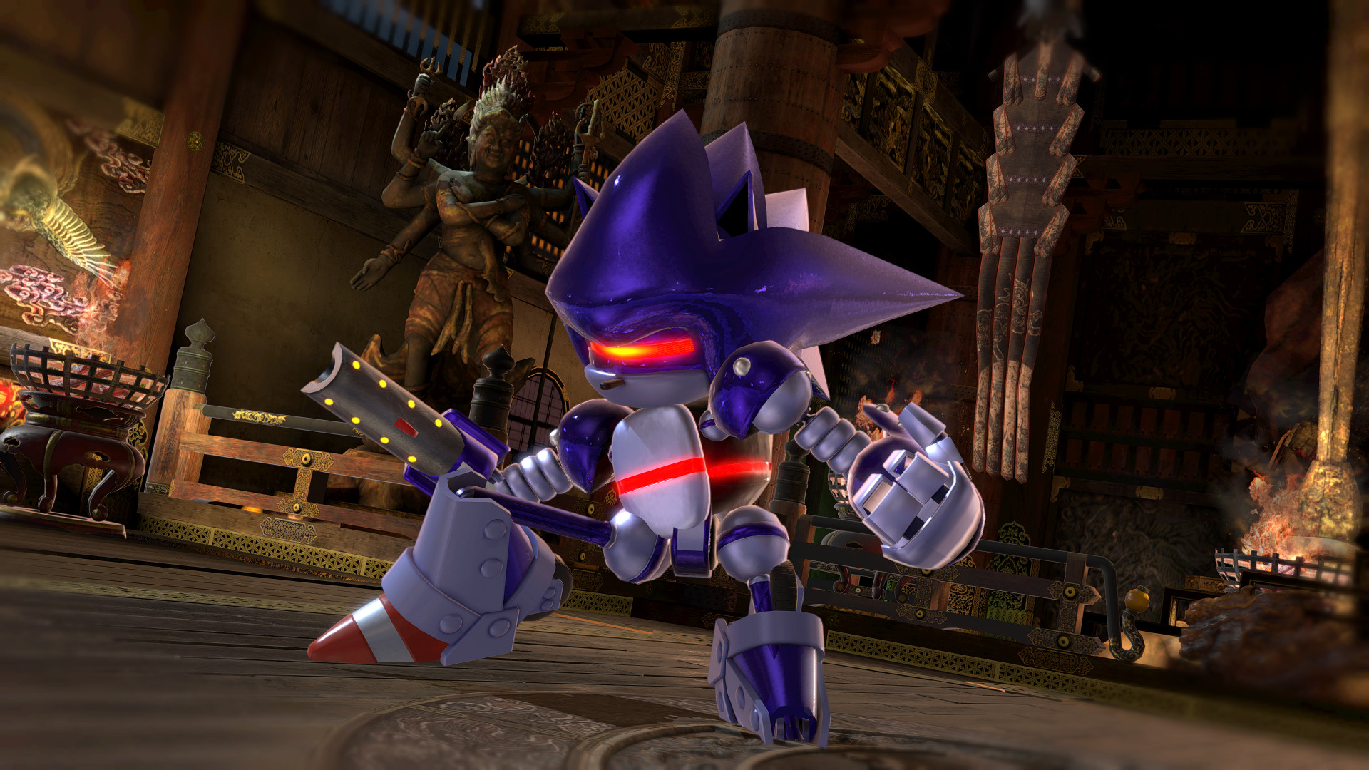 Mecha Sonic moveset [SMBZ] Mod for Super Smash Bros. Ultimate | SSBU Mods