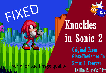 Fixed Sonic 2 Styled Knuckles Mod for Sonic The Hedgehog 2 Absolute ...