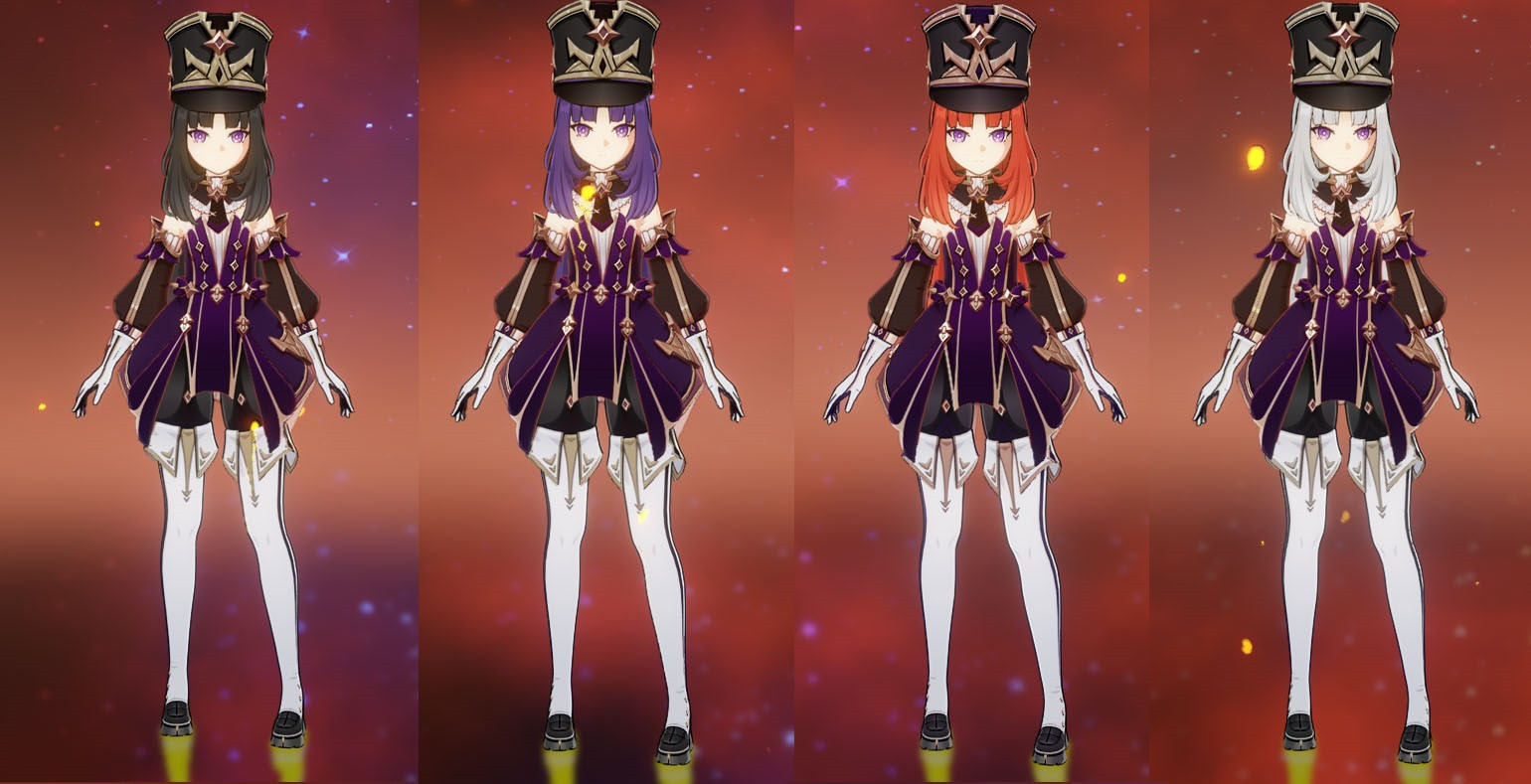 Chevreuse's hair redesigned Mod for Genshin Impact | GI Mods