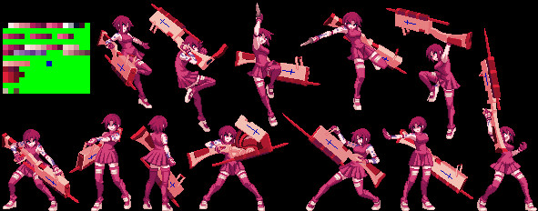 GGACR X MBAACC: The Valentine's Pack! Mod for Melty Blood Actress Again ...