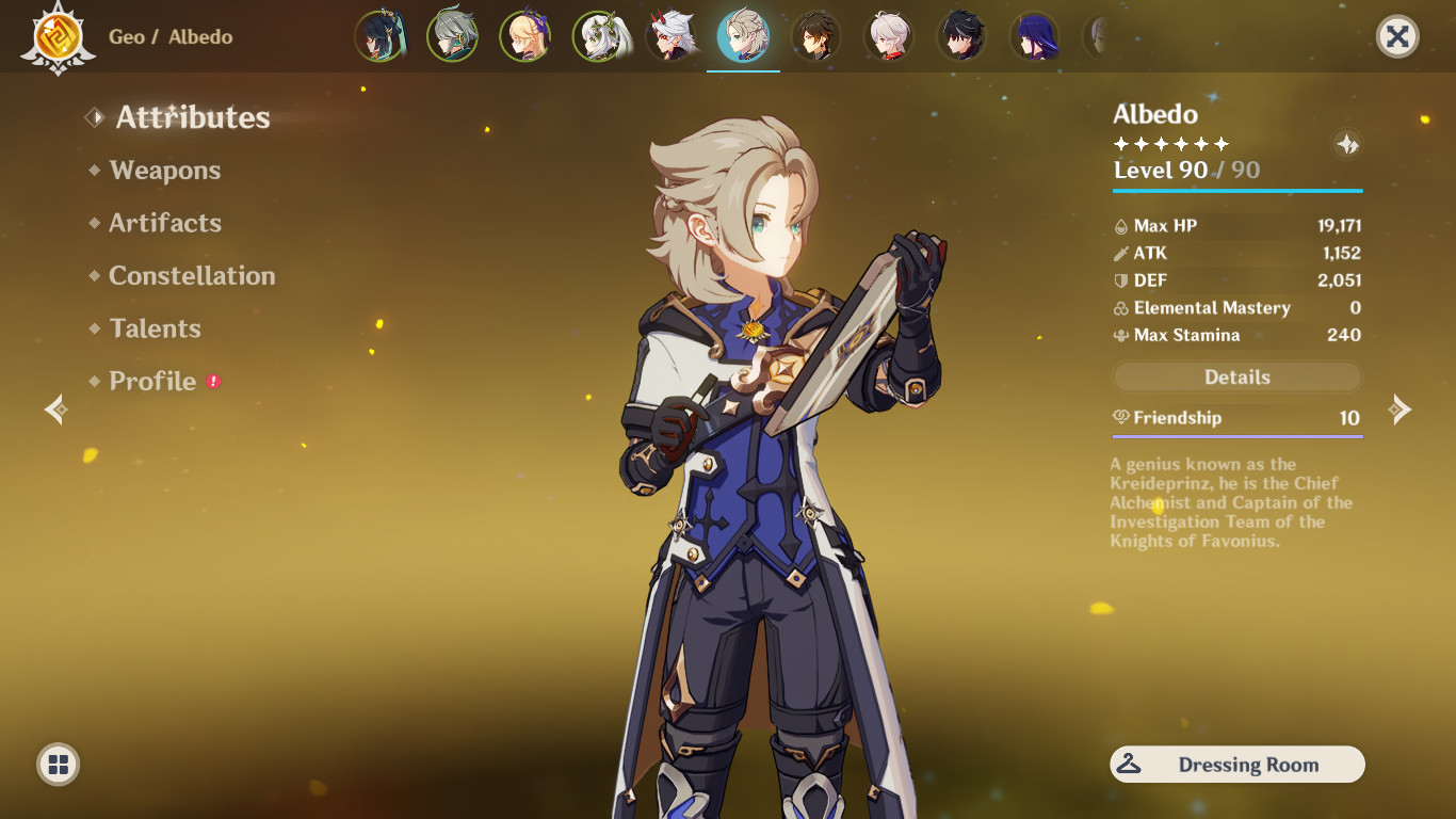 Fluffy Hair Albedo Mod for Genshin Impact | GI Mods