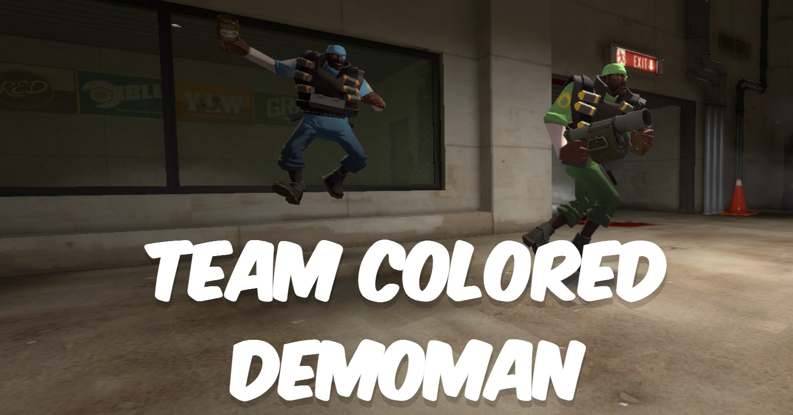 Team Colored Demoman Mod for Team Fortress 2 Classified | TF2Classic Mods