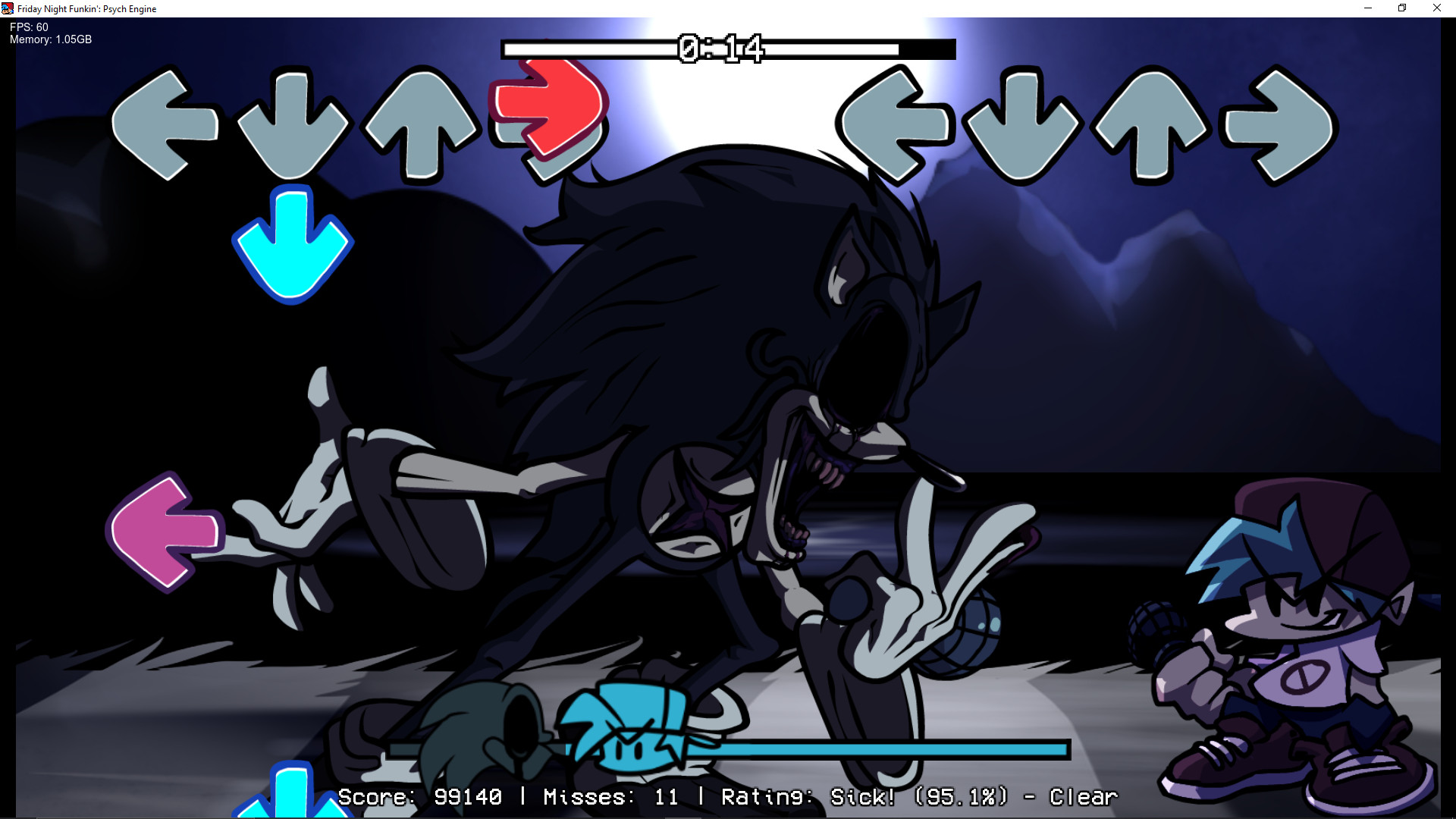 77 Rings Charted Mod for Friday Night Funkin' | FNF Mods