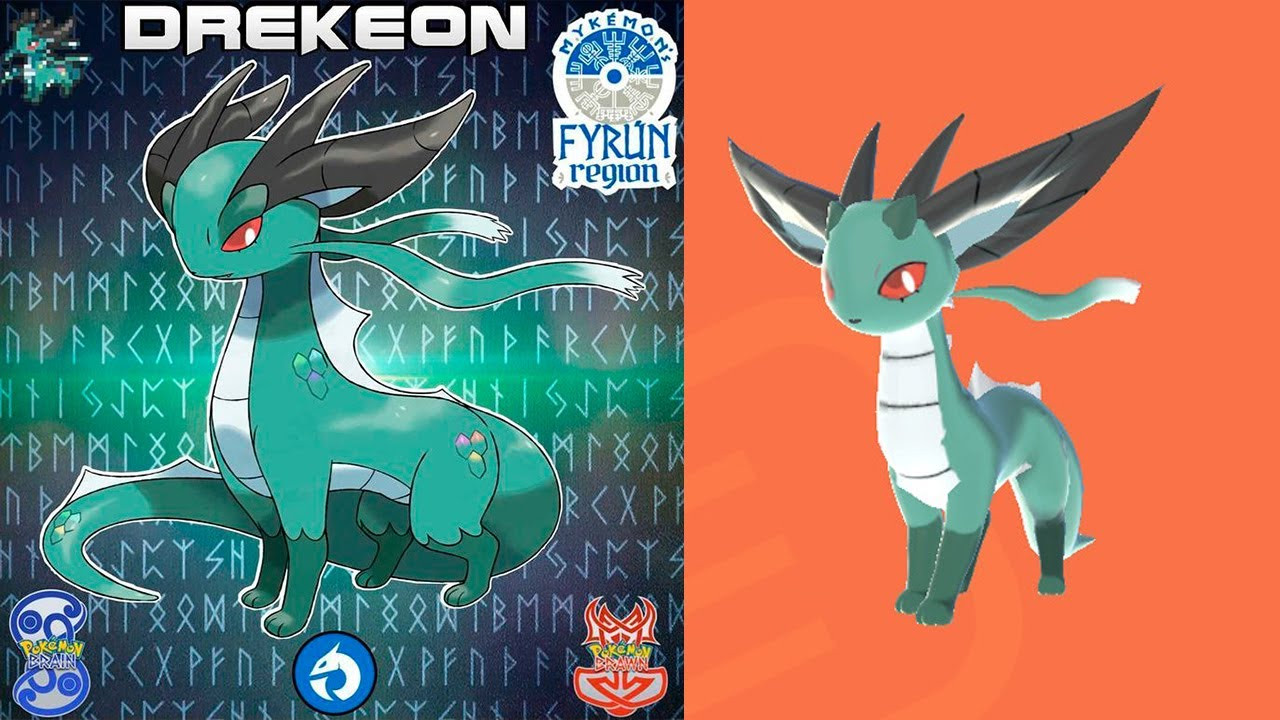 Fyrún Region Drekeon Mod for Pokemon Sword & Shield | SWSH Mods