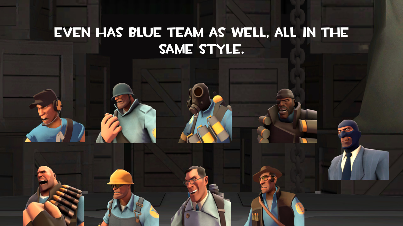 Leaked Character Portraits Recreation Mod for Team Fortress 2 | TF2 Mods