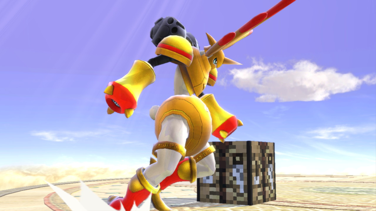 Digimon | Golden Rapidmon (Armor) shines bright! Mod for Super Smash ...