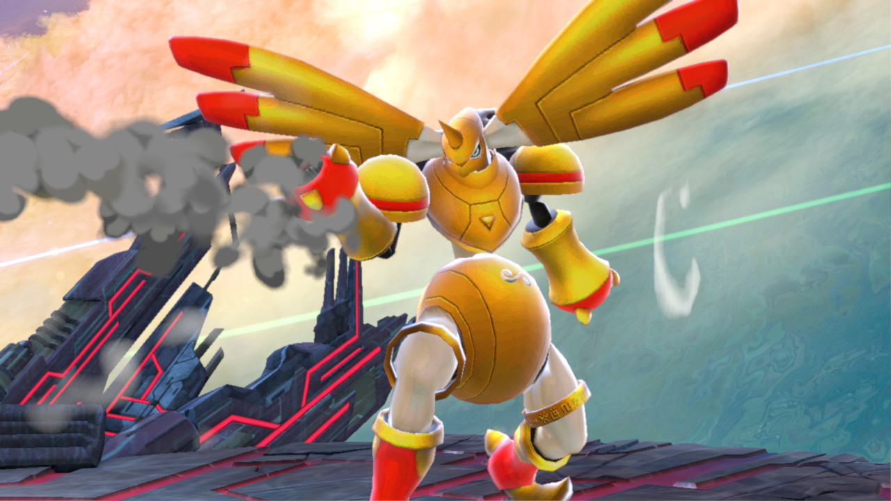 Digimon | Golden Rapidmon (Armor) shines bright! Mod for Super Smash ...