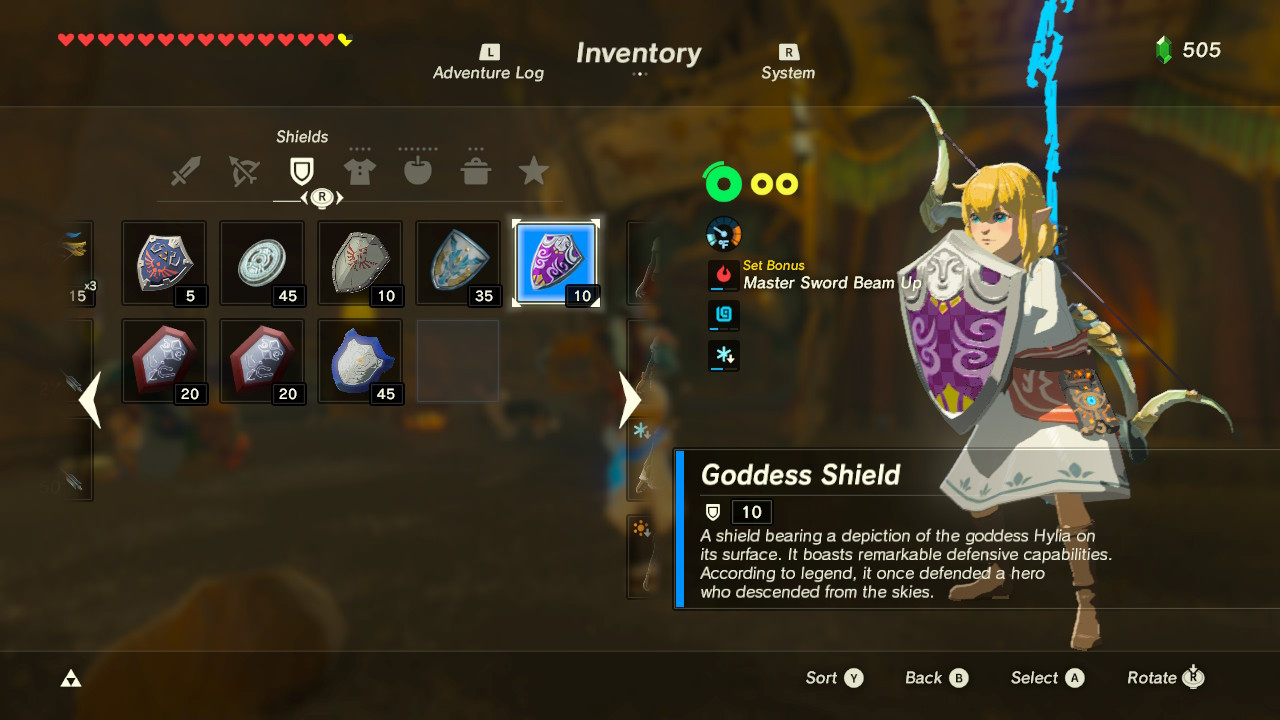 Standalone Goddess Shield port Mod for The Legend of Zelda: Breath of ...