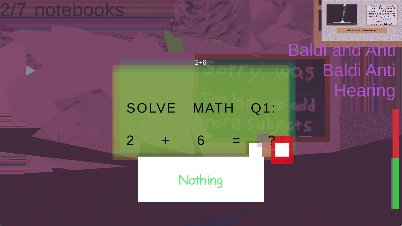 Baldi's Basics Corruption Unremastered Mod for Baldi's Basics | Baldi Mods