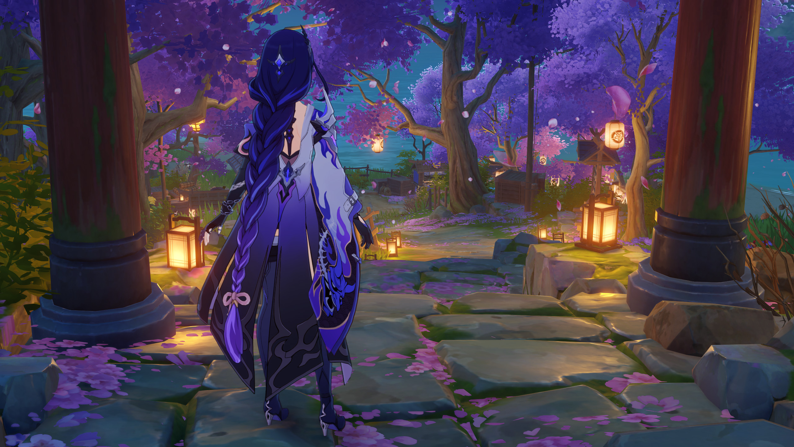 Raiden in Acheron's outfit Mod for Genshin Impact | GI Mods