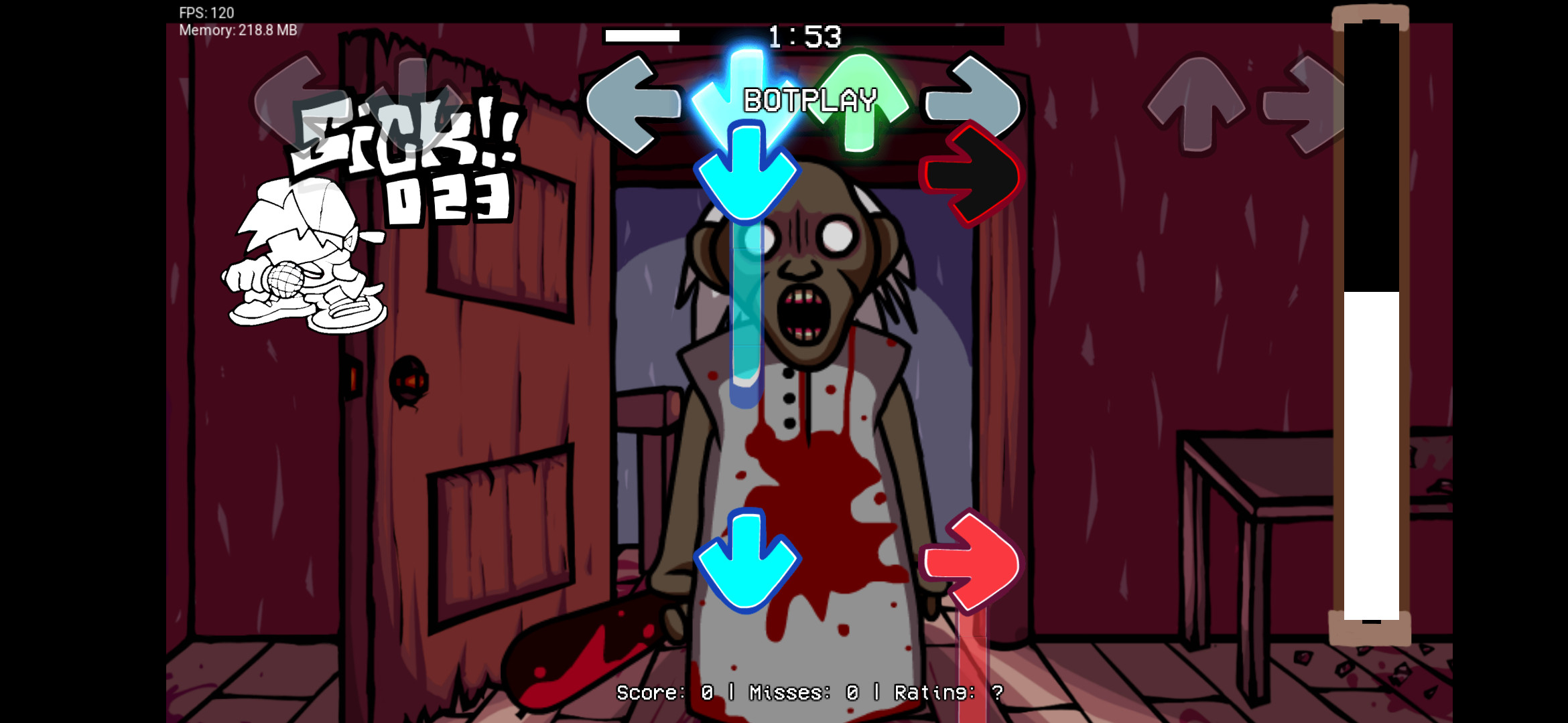 Friday Night Funkin vs Granny V1 Mod for Friday Night Funkin' | FNF Mods