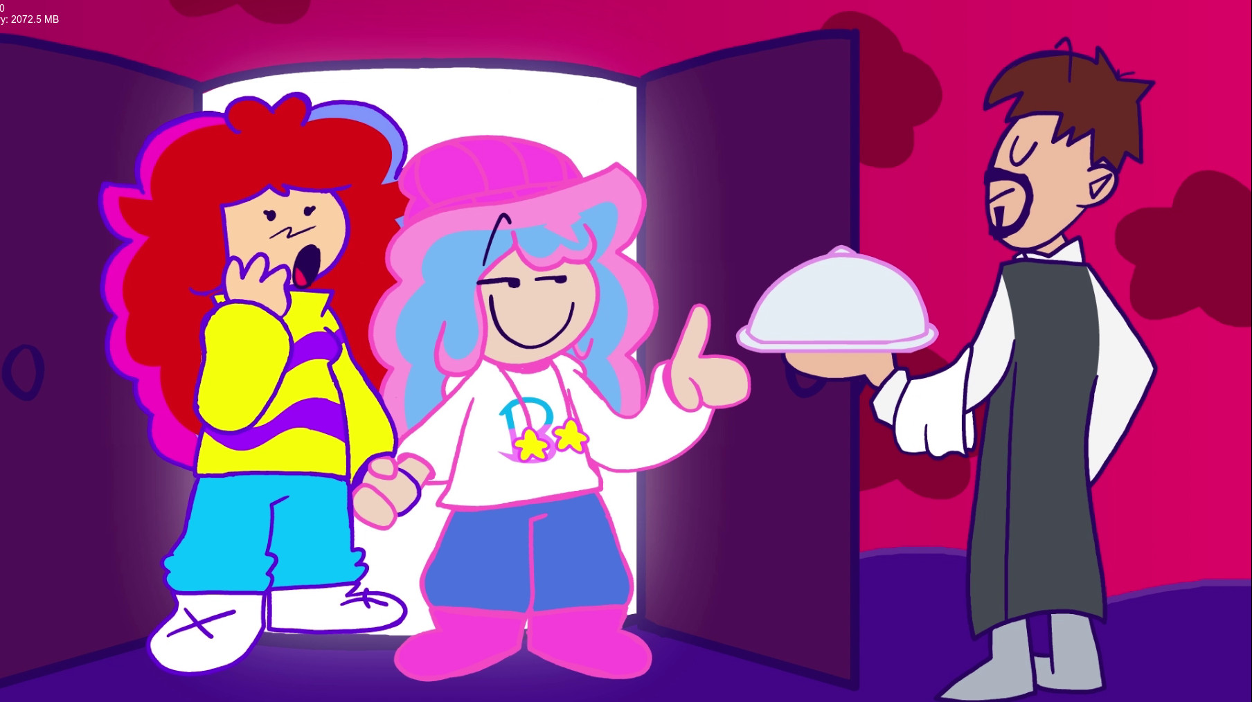 B-verse: welcome to our happy world Mod for Friday Night Funkin' | FNF Mods