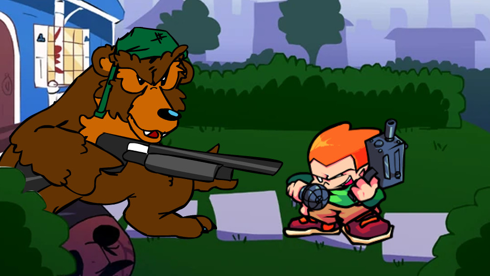 FNF Pico VS Bear DX Pico(New Chromatic + New Icon) Mod for Friday Night ...