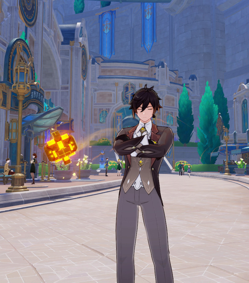 Fontaine Zhongli - Tan skin update! Mod for Genshin Impact | GI Mods