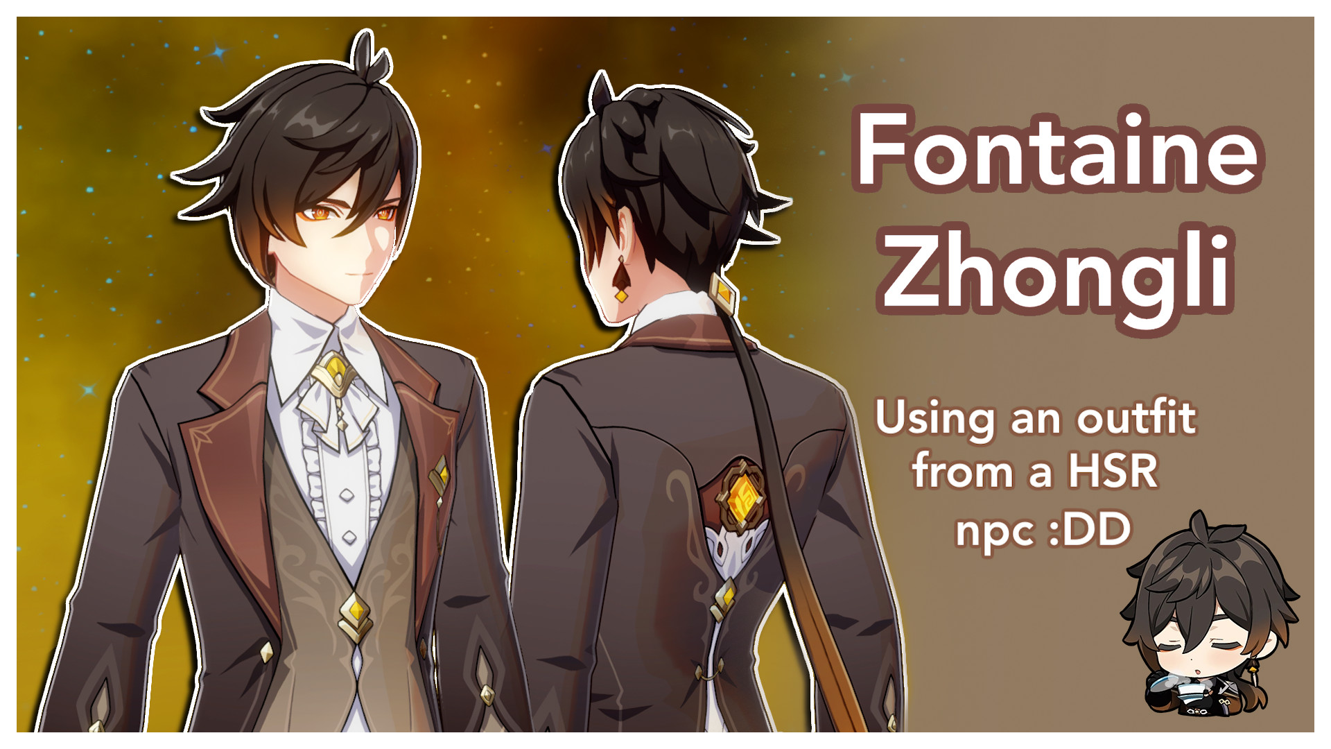 Fontaine Zhongli - Tan skin update! Mod for Genshin Impact | GI Mods