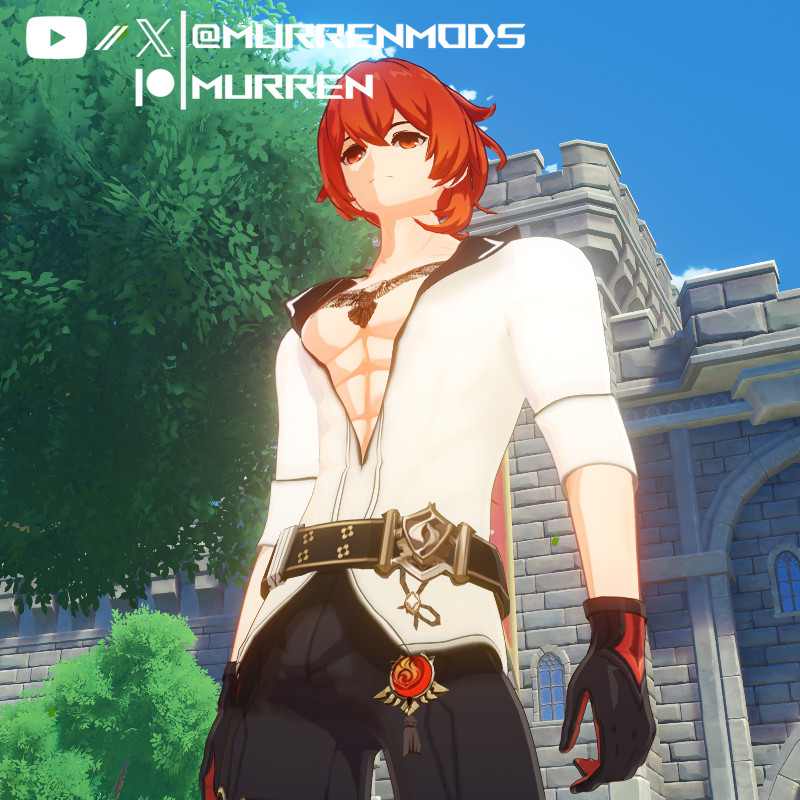 Actually 'more buff' Diluc Mod for Genshin Impact | GI Mods