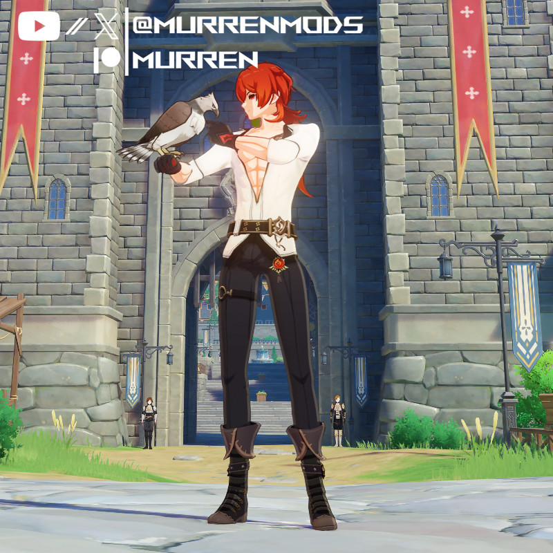 Actually 'more buff' Diluc Mod for Genshin Impact | GI Mods